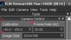 FLIR - T10xx Series Available Range and Frequency Combinations with HSI box