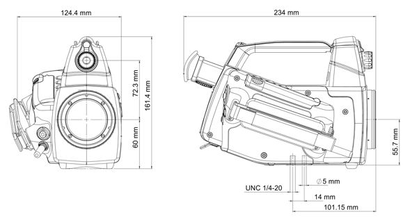 FLIR - P Series Cameras Optical Axis Location
