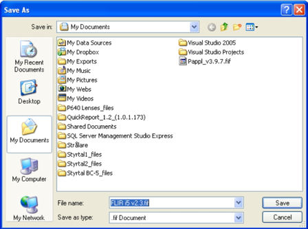 FLIR - ix series / Extech i5 Cameras Updating firmware