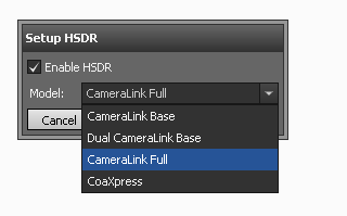 How to pair HSDR with a camera for high speed recordings