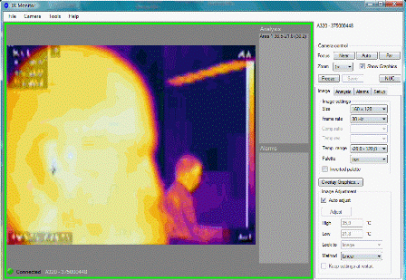 FLIR IR Monitor - 160x120 image size details is reflected as 160x160 in ...