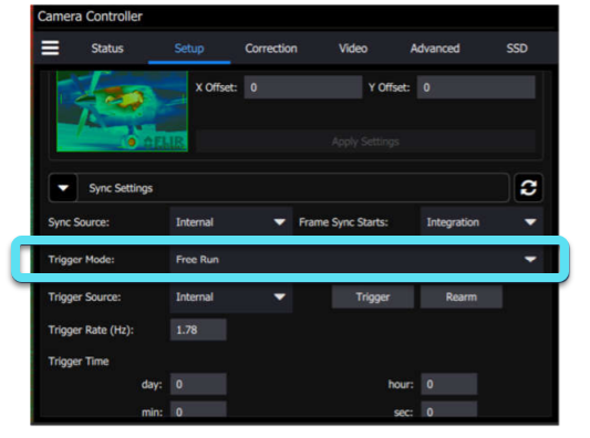 FLIR Research Studio - Setting Up Record Start - PC recording