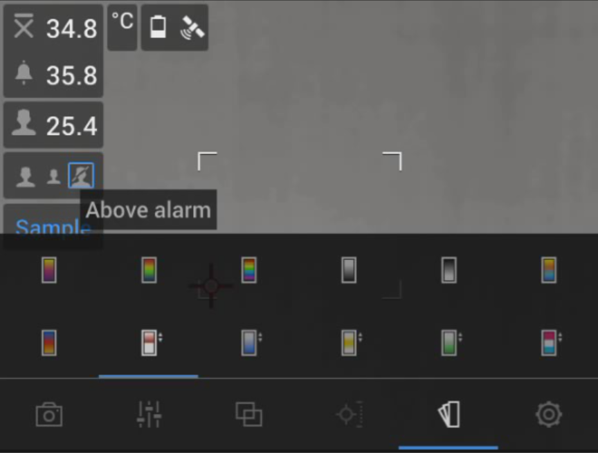 FLIR - E53, E75, E85, E95 Setting up screening mode