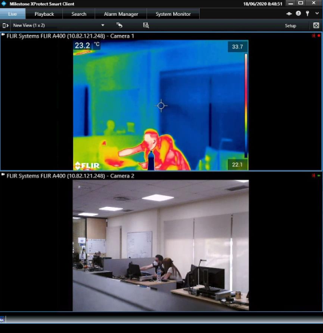 FLIR - A400/A700 Connecting to Milestone VMS