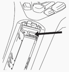 FLIR - ix series / Extech i5 Inserting the Battery
