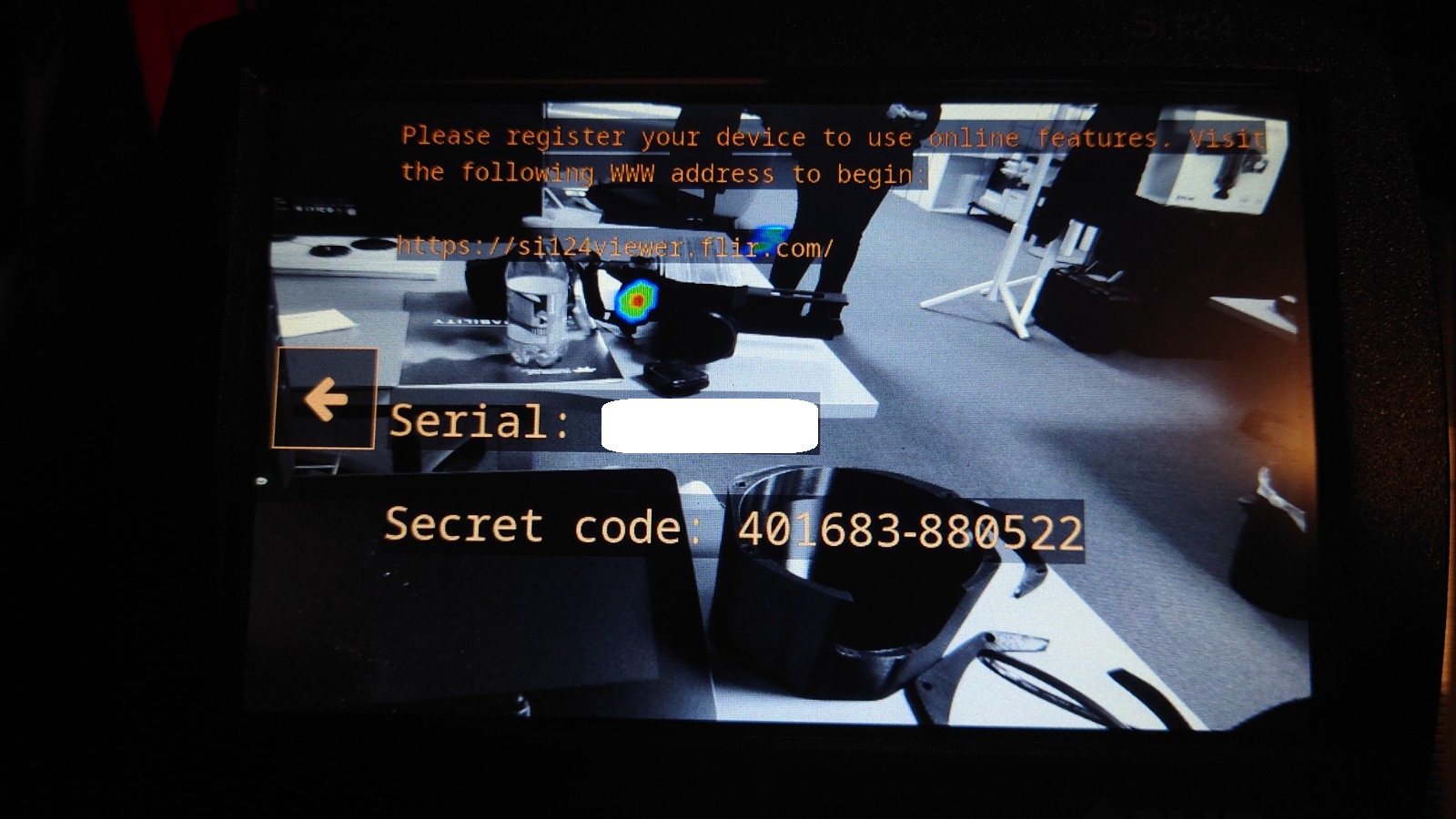 FLIR - Acoustic Cameras Log in credentials and Secret Pairing Code