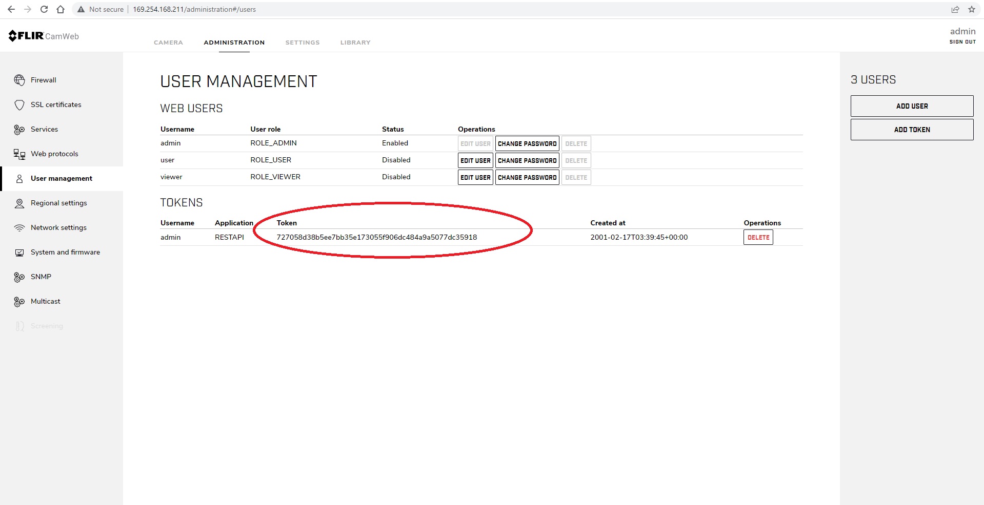 How to control an automation camera with Rest API
