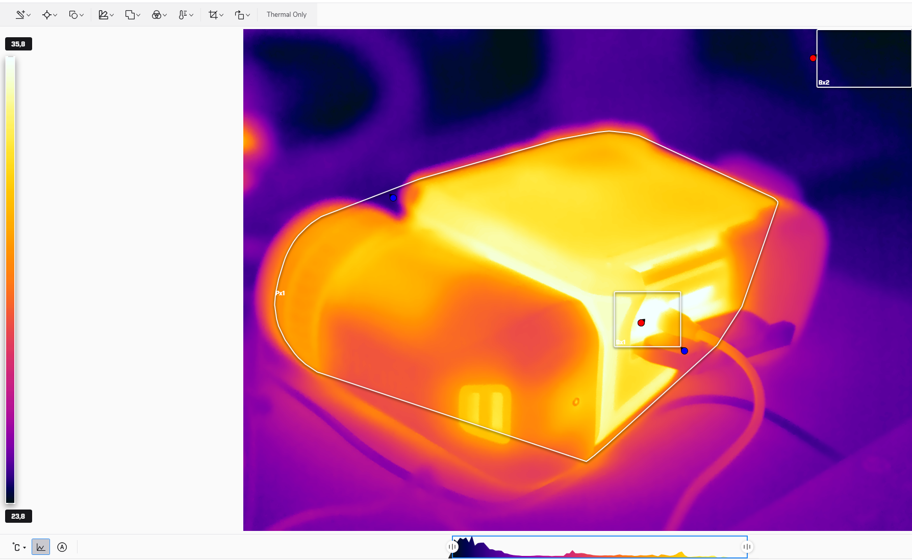 FLIR - Thermal Studio Magic Wand Tolerance