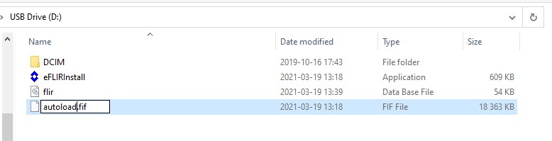 FLIR Cameras - Manual Firmware Update Procedure