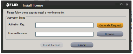 FLIR Latitude - How to install License