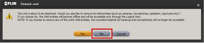 FLIR Latitude - How to replace an existing Camera or Encoder