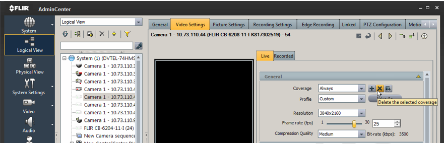 FLIR Latitude - How to replace an existing Camera or Encoder