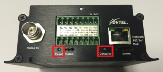 FLIR Cameras - Classic Cameras Default Settings