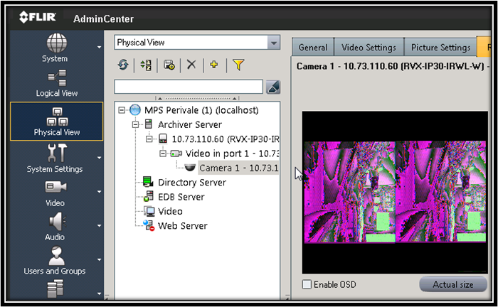 FLIR UVMS - Duplicate Image