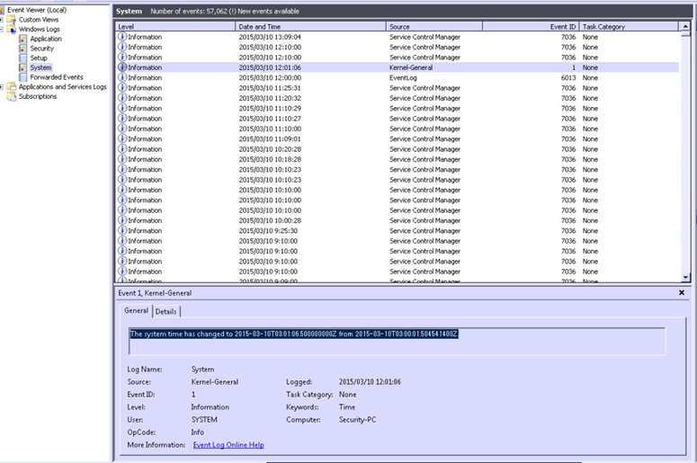 FLIR UVMS - Machine Time Altered Error