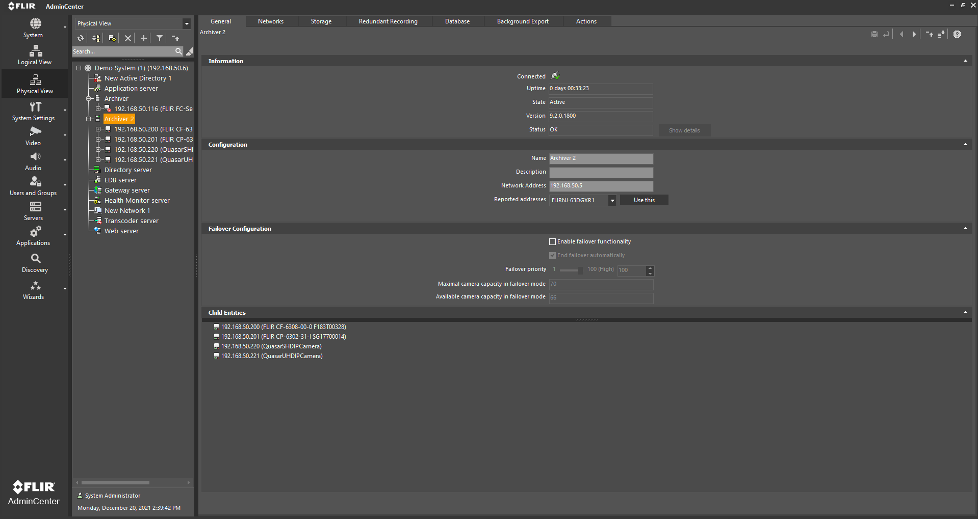 FLIR Latitude - Moving Multiple Cameras from one Archiver to Another