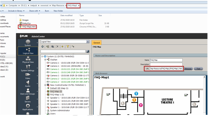 FLIR UVMS - Hosting Maps on IIS