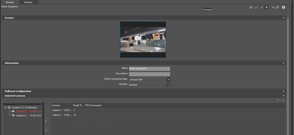 FLIR Latitude - How to add camera sequence