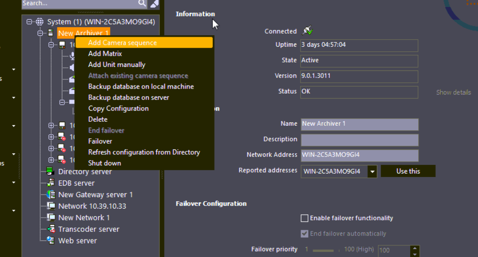 FLIR Latitude - How to add camera sequence