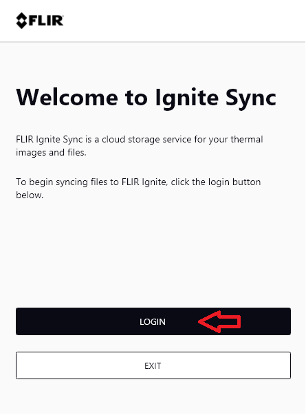 FLIR Ignite Sync - Can't login