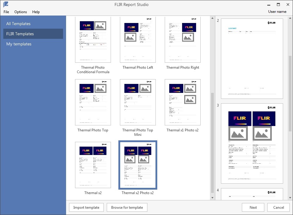 FLIR Report Studio‎
